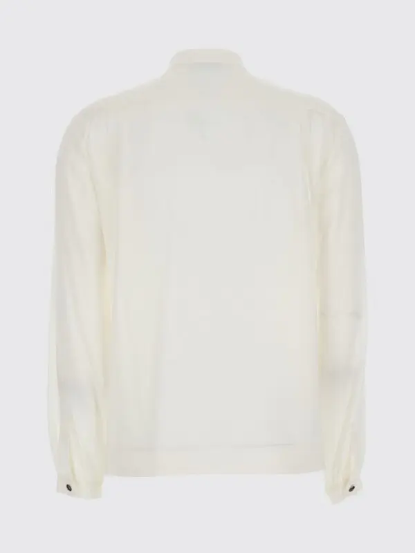Max Mara Pure Silk Shirt With Pussy-bow Collar And Long Sleeves