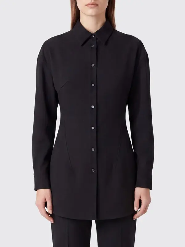 JIL SANDER Virgin Wool Slim Fit Shirt With French Collar