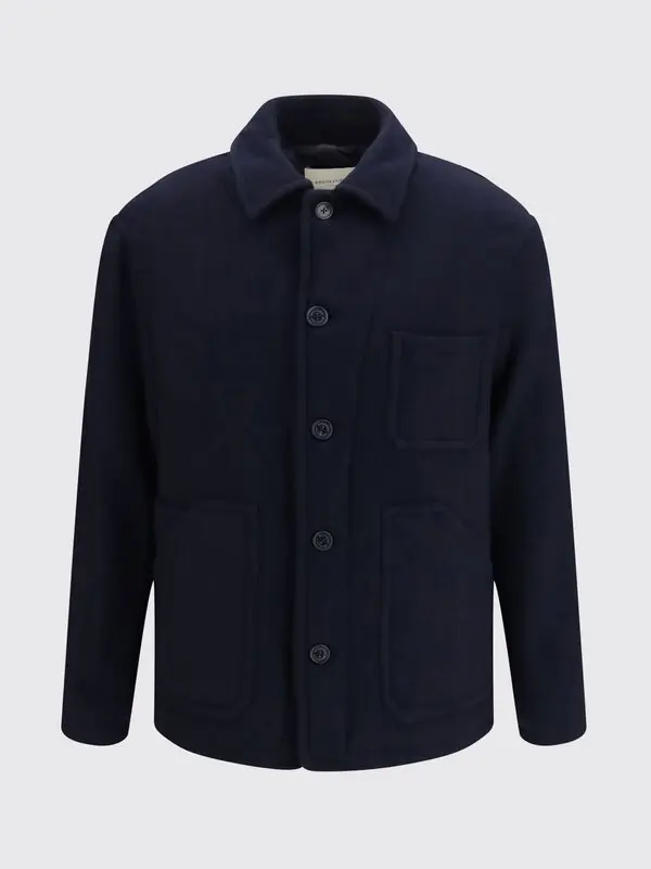 BROOKSFIELD Casual Wool Blend Shirt Jacket With Front Patch Pockets
