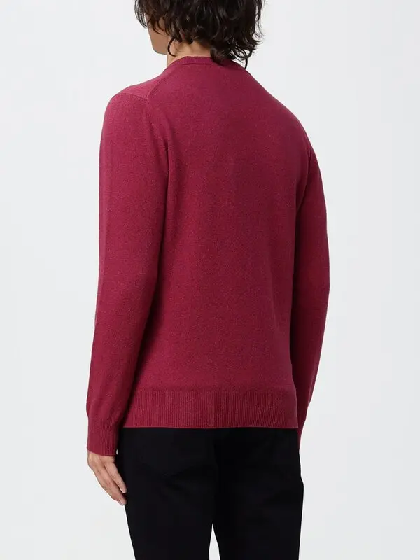 BROOKSFIELD Crew Neck Wool Jumper - Fuchsia