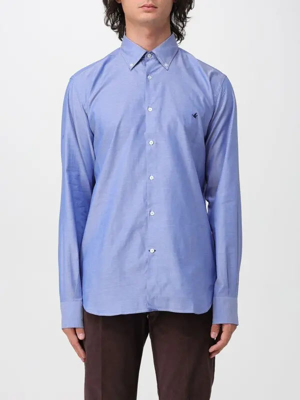 BROOKSFIELD Button-down Collar Casual Shirt In Oxford Cotton