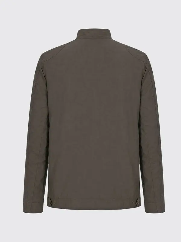 Barbour Merton Relaxed-fit Waxed Cotton Jacket With Biker Collar