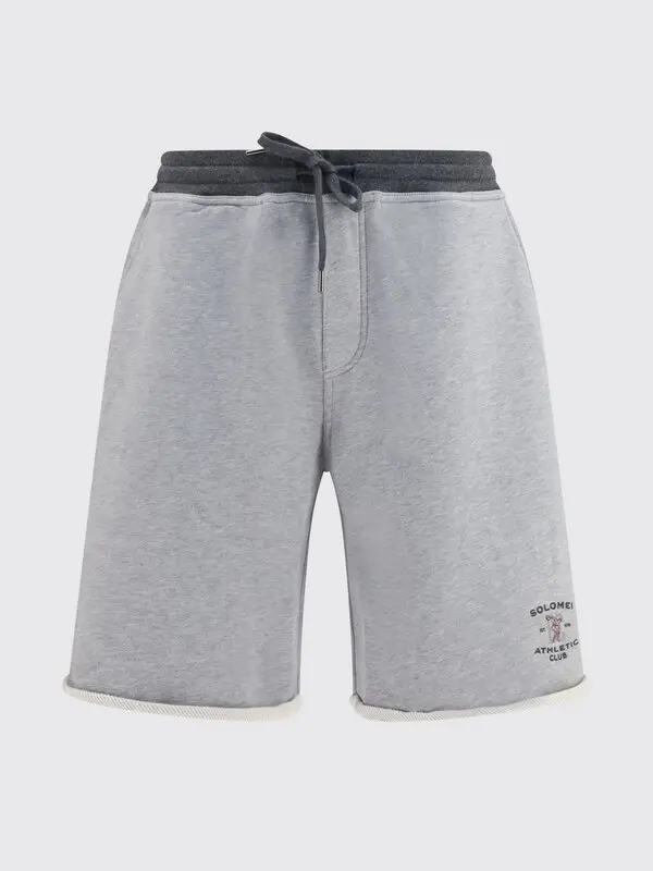 Brunello Cucinelli Cotton Athletic Shorts With Drawstring Waist
