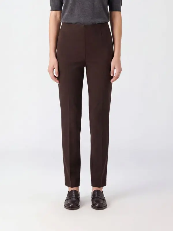PT TORINO Slim Leg Trousers - Brown