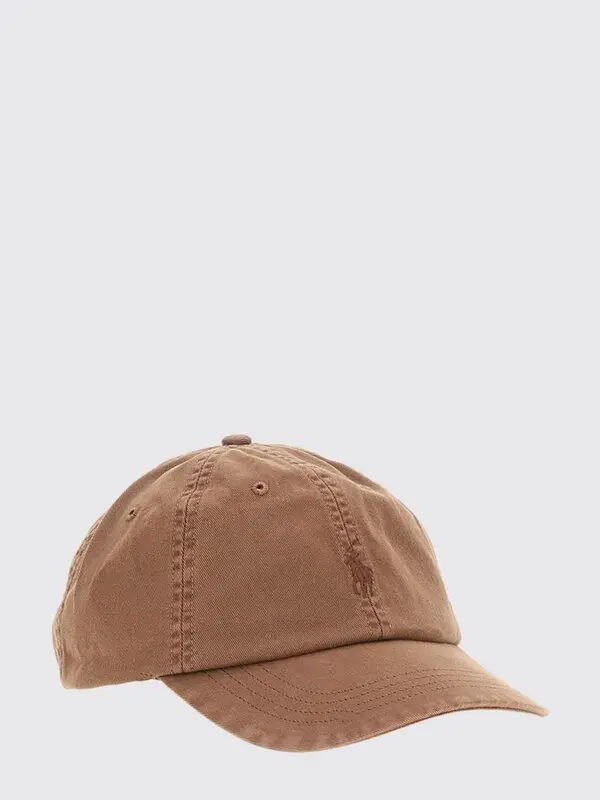 Polo Ralph Lauren Cotton Baseball Cap With Embroidered Logo - Brown