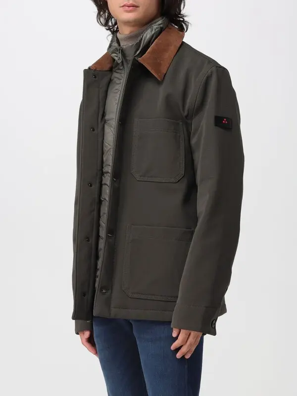 Peuterey Bergher Cotton Drill Windbreaker Jacket With Primaloft® Padding