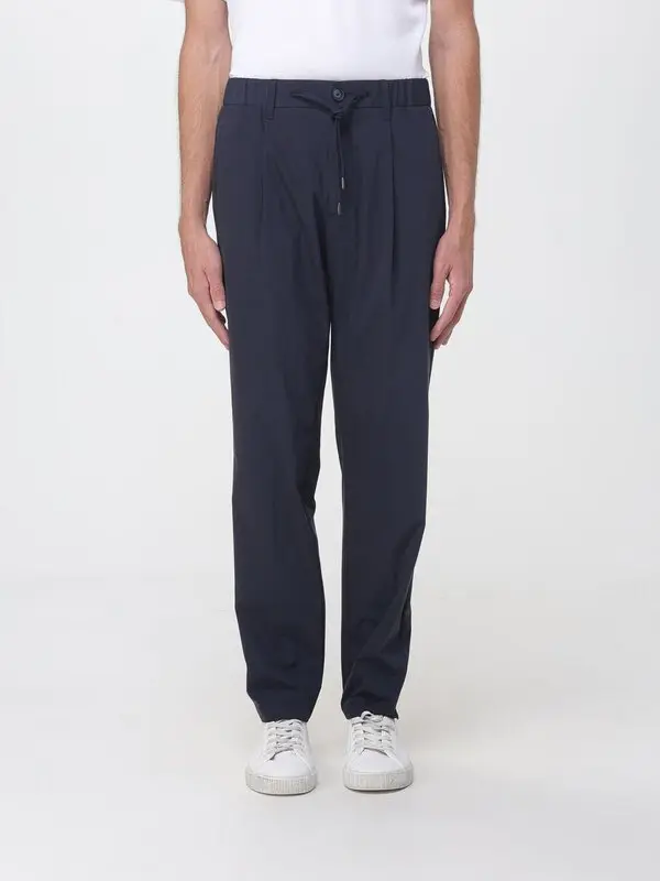 Herno Straight-leg Technical Fabric Trousers - Blue