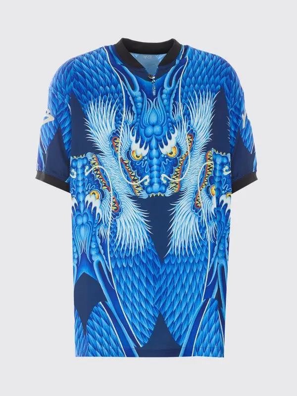 Y3 Relaxed Fit Graphic Print T-shirt In Recycled Technical Fabric