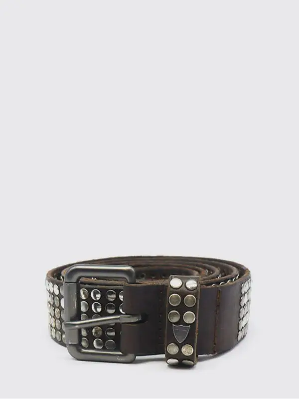 HTC LOS ANGELES Leather Belt - Brown