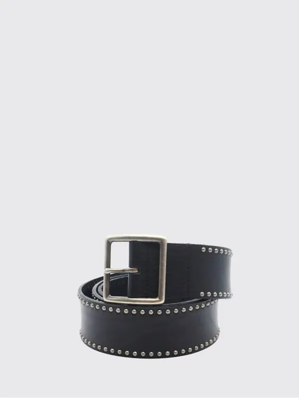HTC LOS ANGELES Cowhide Leather Belt With Embroidery