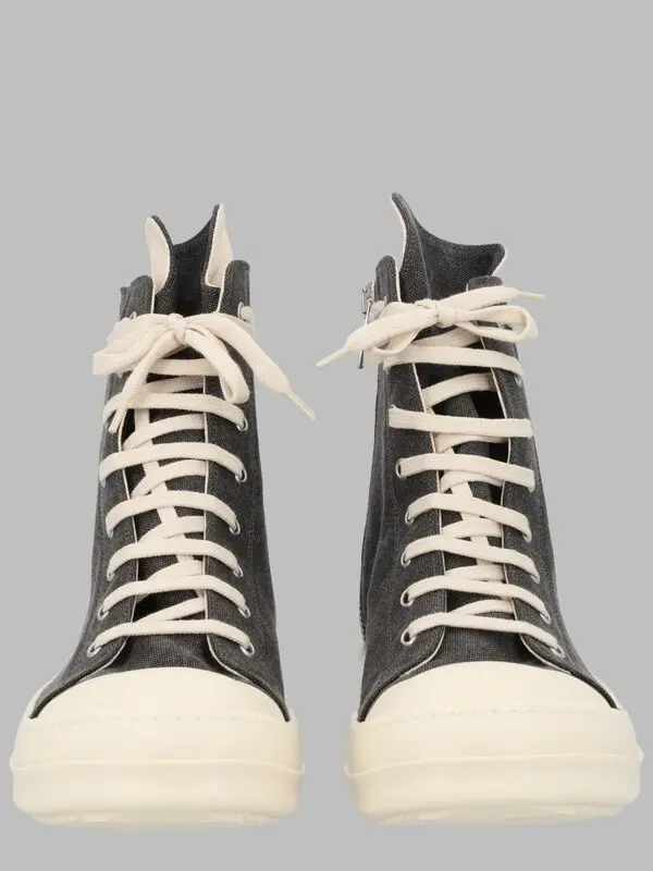 Rick Owens Inspired Low-top Sneakers For - Grey