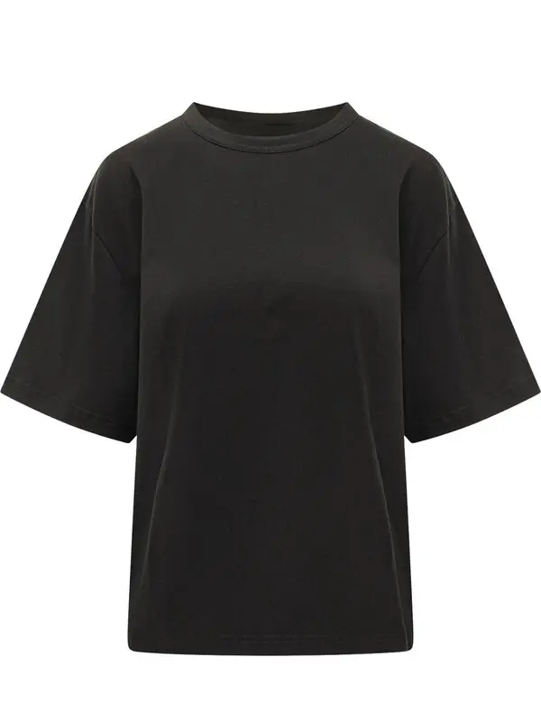 Studio Nicholson Lee T-shirt With Giro Neck And Cut Sleeves