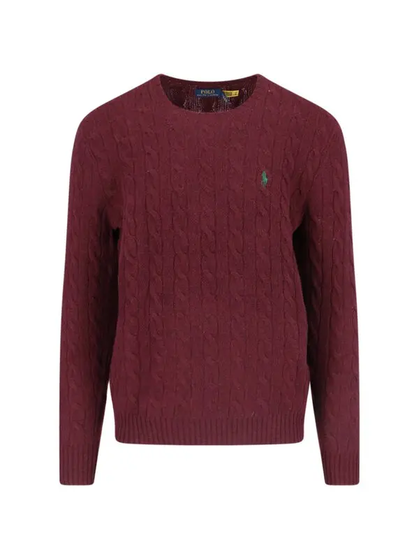 Polo Ralph Lauren 90% Wool 10% Cashmere Crewneck Sweater - Red