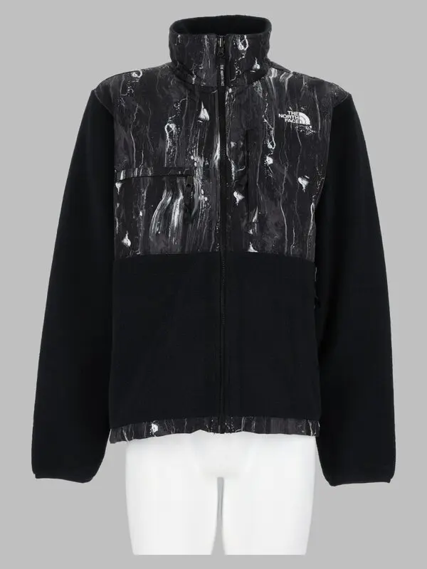The North Face Fleece Zip Up Sports Jacket - Black