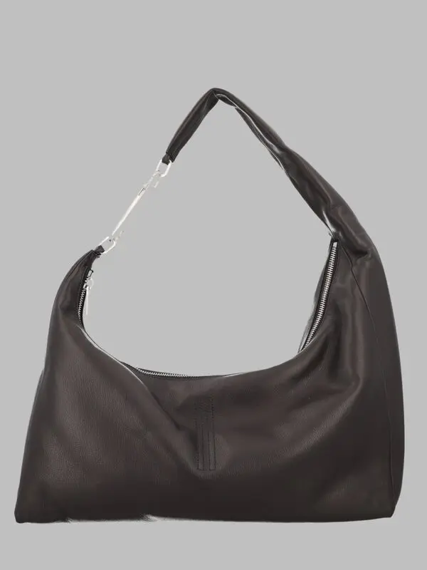Rick Owens Leather Hobo Shoulder Bag