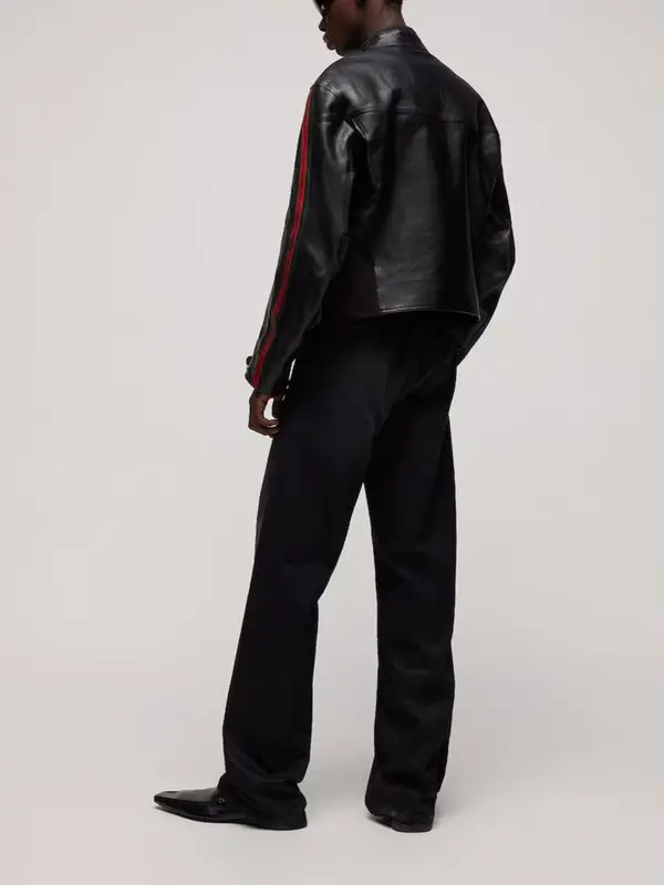 Gucci Leather Biker Jacket