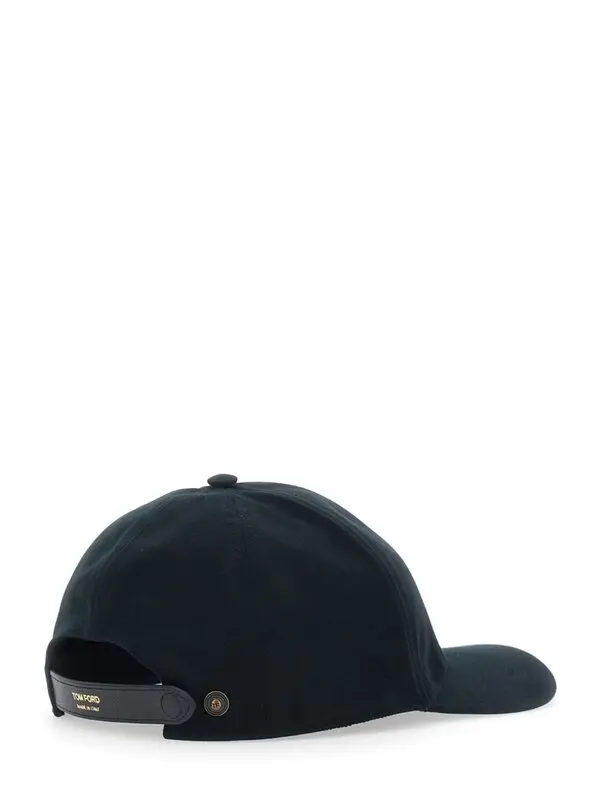 TOM FORD Logo Canvas Baseball Cap