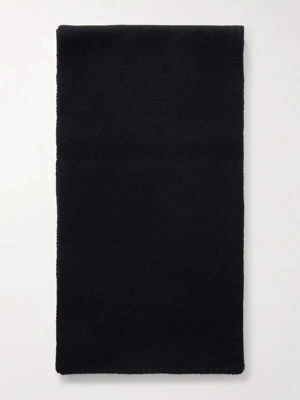 Nour Hammour Cashmere Scarf - Black