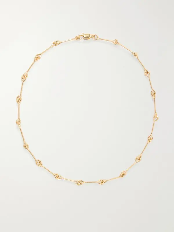 LAURA LOMBARDI Treccia Plated Necklace - Gold