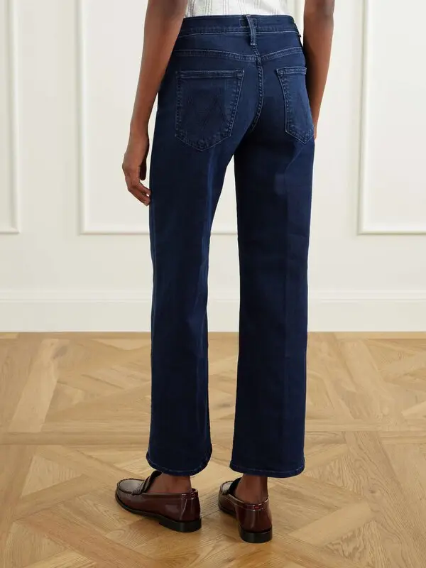 MOTHER The Rambler Zip Straight-leg Jeans