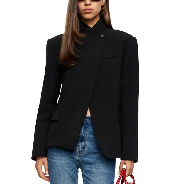 Lioness Trophy Club Stand Collar Blazer