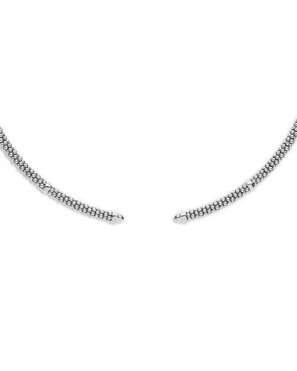 Lagos Sterling Signature Caviar Beaded Mini Versa Collar Necklace, 16