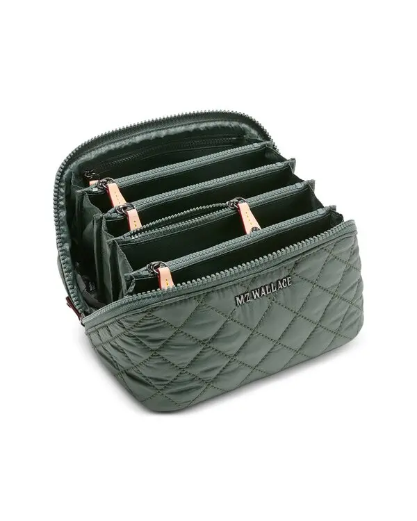 Mz Wallace Accordion Quilted Cosmetic Case