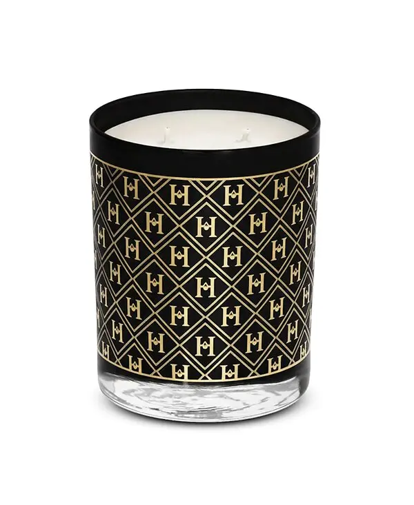 HARLEM CANDLE CO. Speakeasy 22k Gold Luxury Candle Limited Edition, 11 Oz - Black