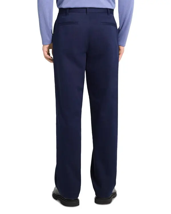 Theory Moonsoft Cotton Blend Straight Fit Chinos - Baltic