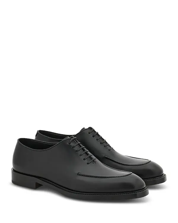FERRAGAMO Lace Up Leather Oxfords