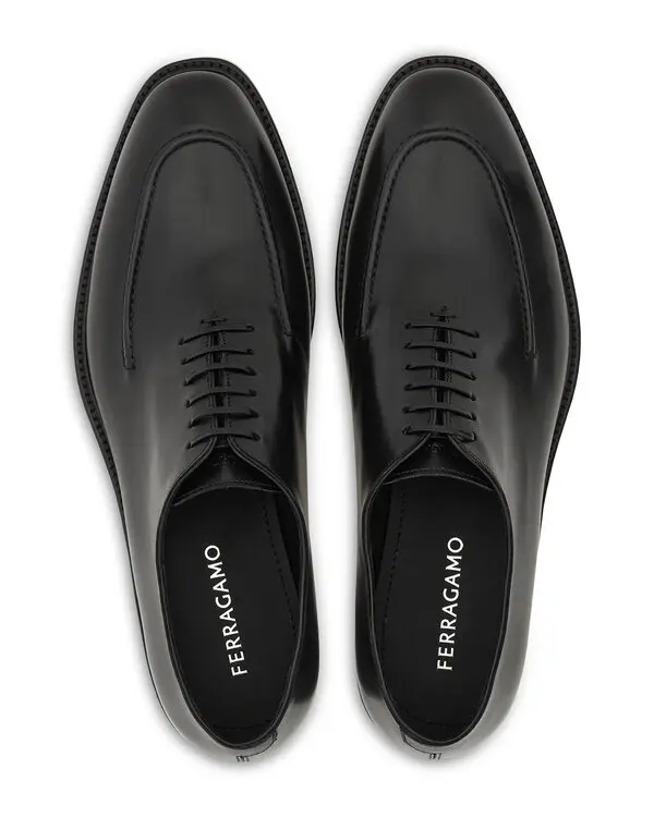 FERRAGAMO Lace Up Leather Oxfords