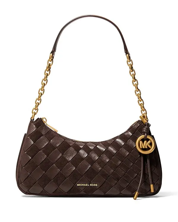 Michael Kors Nolita Medium Chain Pouchette - Chocolate