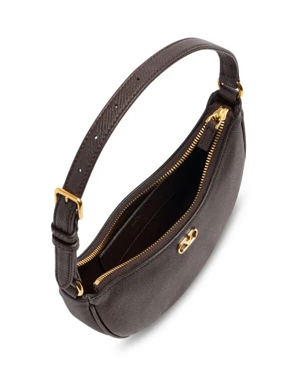 Valentino Garavani Vlogo Mini Leather Hobo Bag