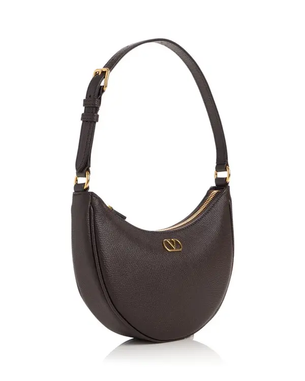 Valentino Garavani Vlogo Mini Leather Hobo Bag