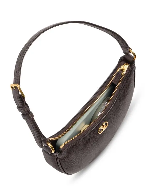Valentino Garavani Vlogo Mini Leather Hobo Bag