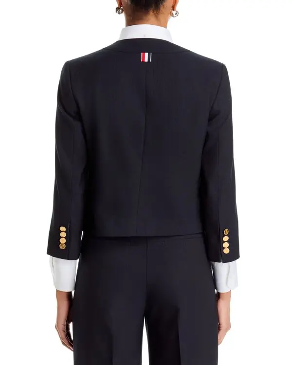 Thom Browne Wool V Neck Cardigan Jacket