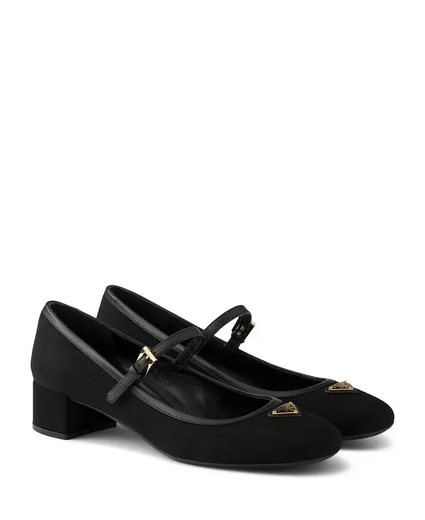 Prada Fabric Pumps - Black