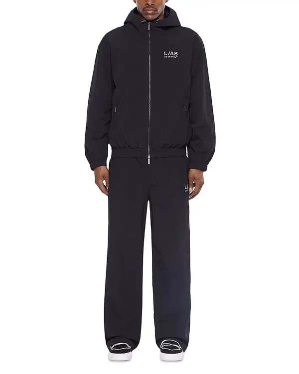 Off-White Relaxed Fit Reflective Diagonal Graphic Logo Track Pants