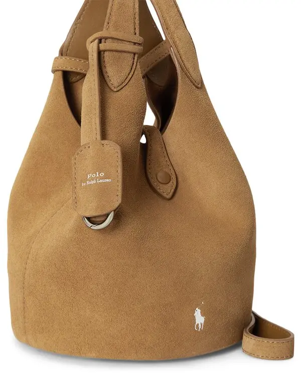 Polo Ralph Lauren Polo Play Small Suede Tote Bag