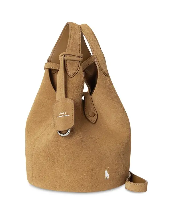 Polo Ralph Lauren Polo Play Small Suede Tote Bag