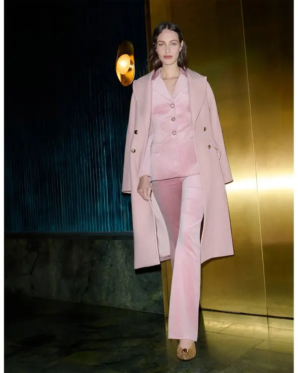 Veronica Beard Frattini Wool Blend Dickey Coat
