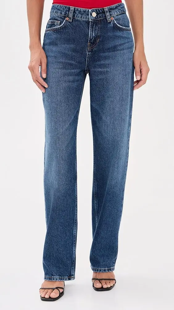 REFORMATION Charlee Straight Jeans - Maggiore