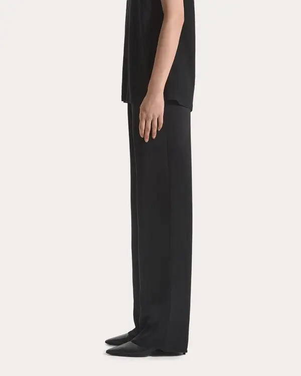 Co Silk Straight-leg Pull-on Pants