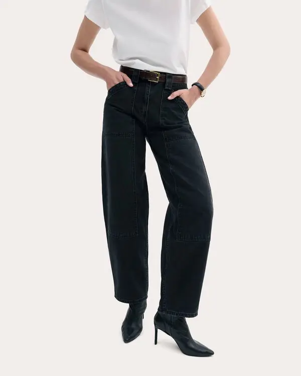 Co Patch Pocket Barrel Jeans