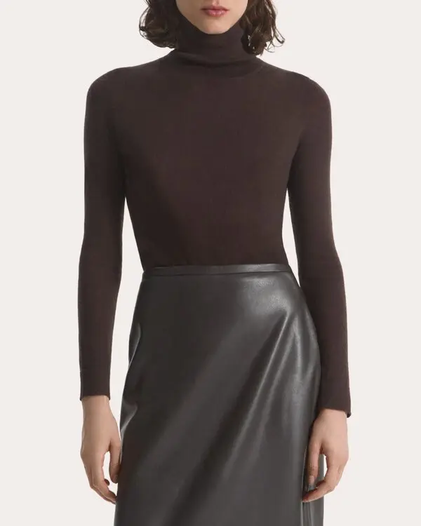 Co Fine Cashmere Slim Turtleneck