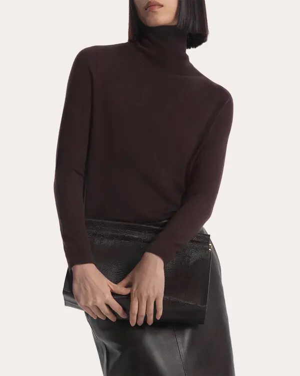 Co Fine Cashmere Slim Turtleneck