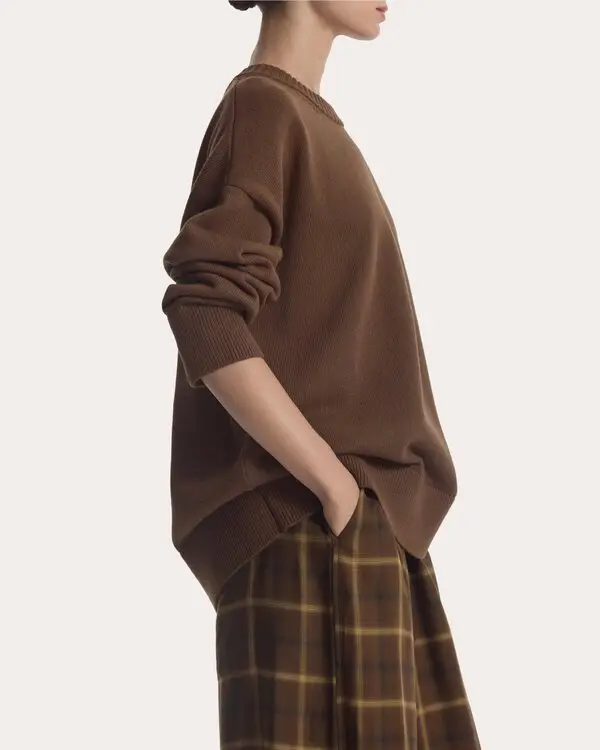 Co Crewneck Boyfriend Sweater
