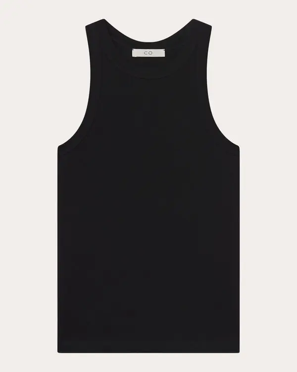 Co Tton Jersey Fitted Racerback Tank Top