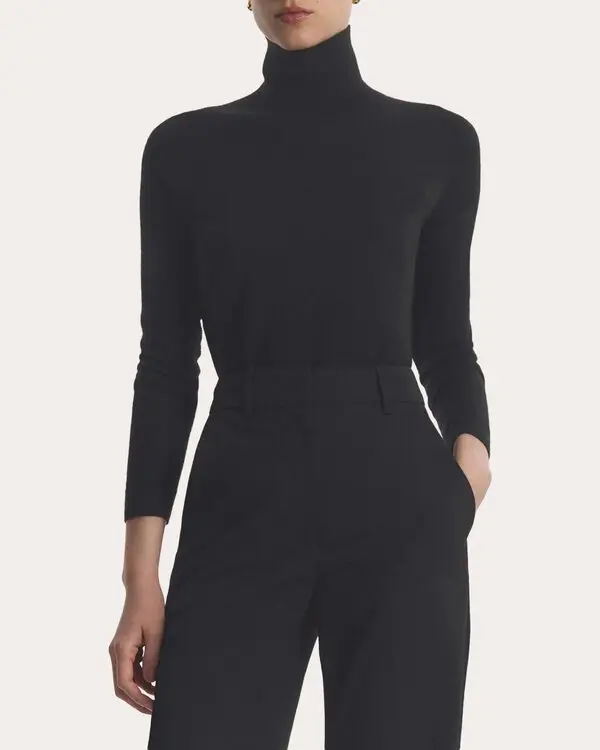 Co Fine Cashmere Slim Turtleneck