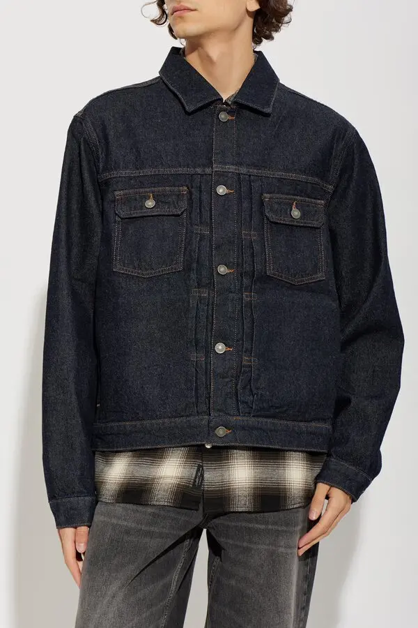 ALLSAINTS Union Tigres’ Denim Jacket With Pockets